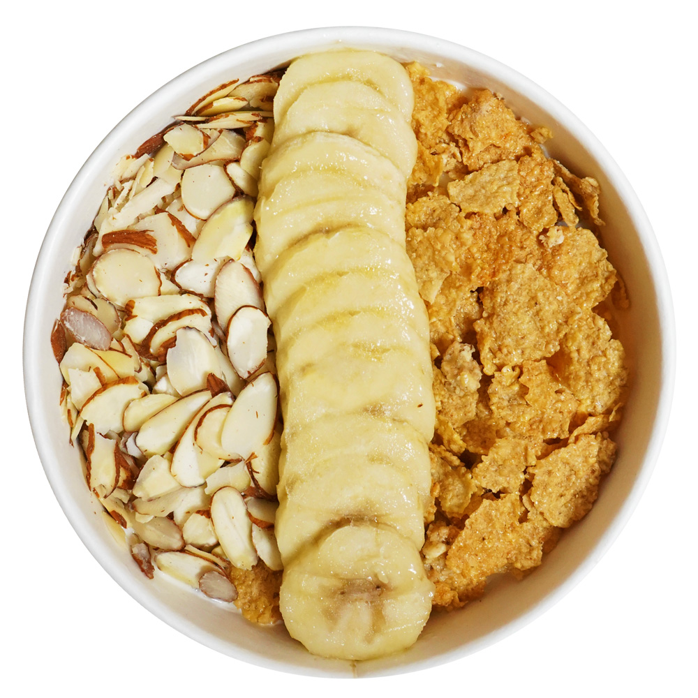 Double Banana Almond Crunch Froyo - Red Mango Philippines